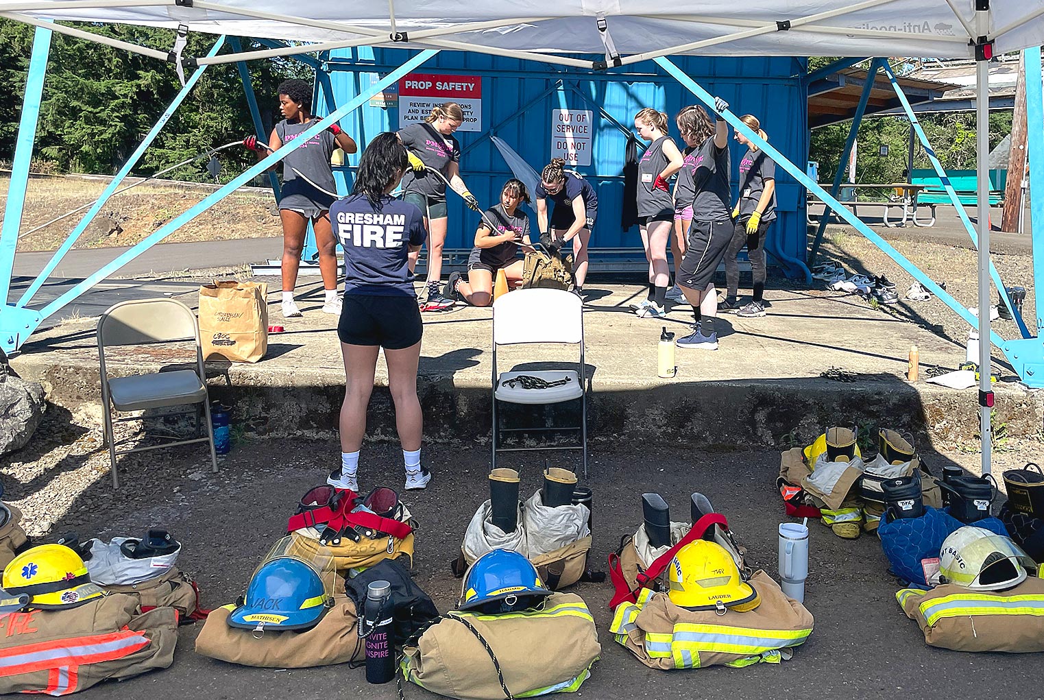 Annual Fire Fighter Camp BuildsGirls’ Confidence, Skills - Tigard Life